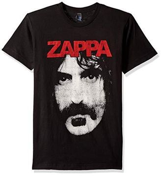 Frank Zappa Les Hommes Zappa T-Shirt in Coal, Medium, Charbon