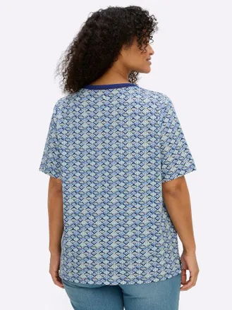 Sheego T-Shirt Shirt Kurzarm