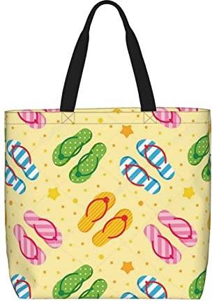 Generic Sac De Courses Tongs Sac &Agrave; Dos Pliable R&eacute;utilisable Sacs En Toile Pour Femmes, Pour &Eacute;cole, Femmes, Voyage, Tous Les Jours