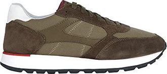 Geox Homme U Vicenda Basket, Musk Military, 45 EU