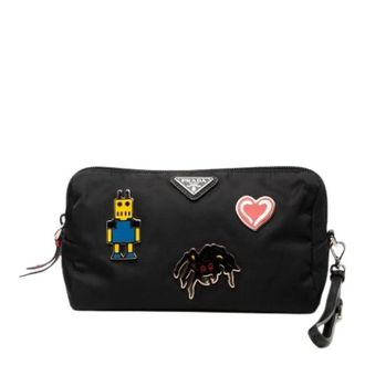 Prada Pre-owned Nylon sacs-prada - Femme - Pre-owned - Noir - Taille: ONE Size
