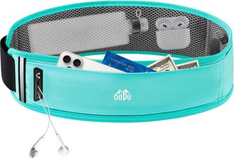 Generic Schlanke G&uuml;rteltasche, Bauchtasche, Lauftasche, H&uuml;fttasche f&uuml;r Workout, Joggen, Handyhalterung, G&uuml;rtel, Laufausr&uuml;stung, Himmelblau, Waist: 80-110cm, M