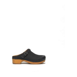Dansko Femme, Chaussures, Noir, Taille: 38 EU Sabots Berry en Nubuck Noir