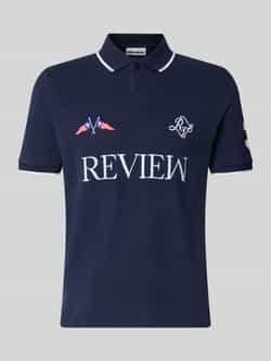Review Regular Fit Poloshirt mit Logo-Stitching Modell Sail