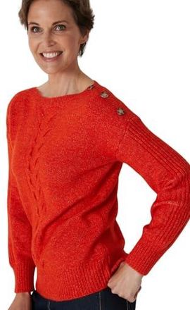 Daxon Pull Encolure Bateau torsadé - Femme