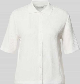 OPUS Regular Fit Poloshirt mit durchgehender Knopfleiste