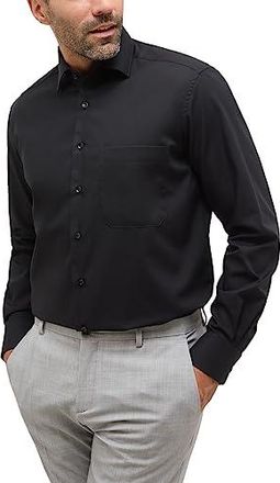 Eterna Homme Original Shirt Comfort FIT 1/1 Noir 45_H_1/1