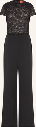 Annas Annas Jumpsuit Mit Spitze schwarz