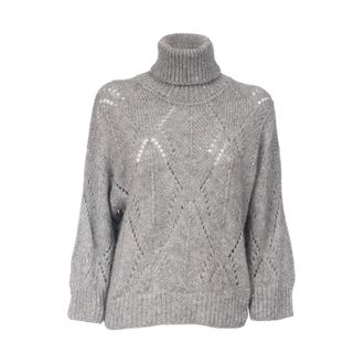 PESERICO Damen, Strickwaren, Grau, XSGr&ouml;&szlig;e