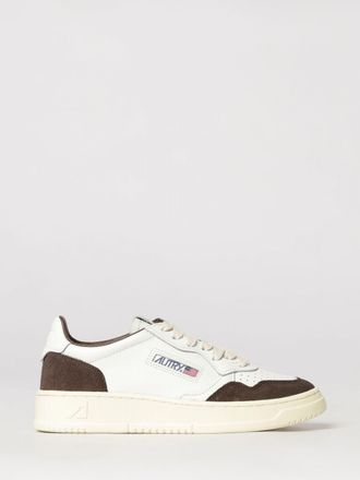 Autry Medalist Low Bicolor-Ledersneaker mit perforierter Spitze