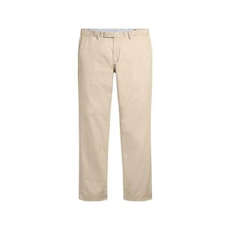 Polo Ralph Lauren Pantalon droit chino en coton m&eacute;lang&eacute;