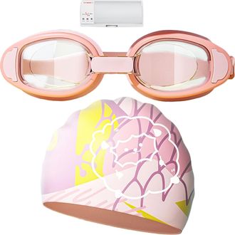 Generic Schwimmbrille f&uuml;r Kinder, Badekappen f&uuml;r Kinder, Anti-Fog-Brille mit Silikonkappen, bequemes Badzubeh&ouml;r f&uuml;r Kinder von 3 bis 12 Jahren