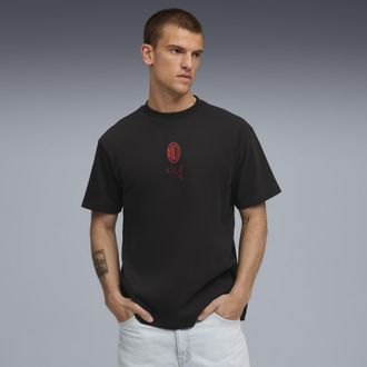 Puma AC Milan FtblStatement Cellerator T-Shirt Unisex, Kleidung, Schwarz, XS