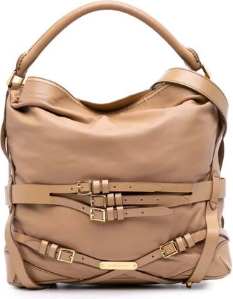 Burberry Hobo Bags - Leather Gosford Bridle Satchel - Gr. unisize - in Braun - für Damen