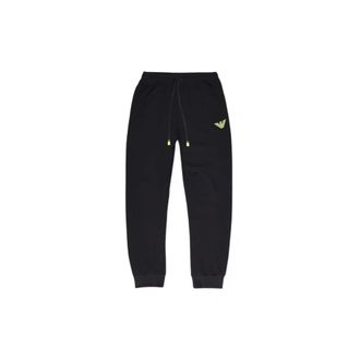 Emporio Armani Schwarze Baumwolljeans & Hose - - Trousers - Herren - Schwarzk - M