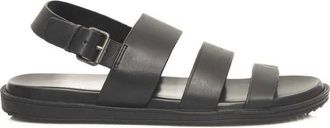 Cerruti Homme, Chaussures, Noir, Taille: 45 EU Sandale homme en cuir noir