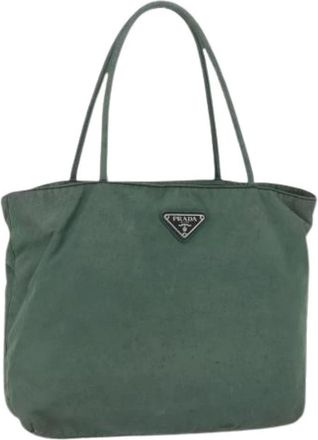 Prada Pre-owned Tote Bag - - Pre-owned - Damen - Gr&uuml;n - ONE SIZE