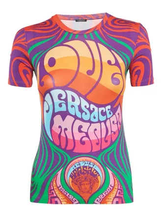 Versace t-shirt Médusa Music (2024) - Violet