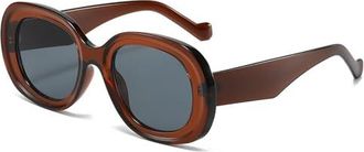 Generic Lunettes De Soleil Vacances &Agrave; Monture Large For Hommes Et Femmes, Id&eacute;ales For Les D&eacute;placements Quotidiens La Conduite(Brown)
