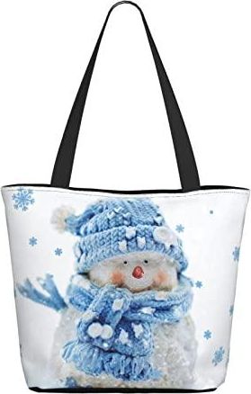 AOOEDM Sac &agrave; provisions pour femme bonhomme de neige dhiver 33 x 28 x 17 cm. Le cadeau parfait pour la Saint-Valentin. Cest de la Saint-Valentin pour maman, 