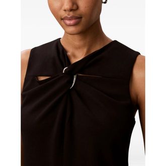 Calvin Klein Minimalist Cut Dress - Black