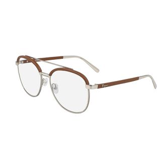 Ferragamo Stilvolle Brille in Blauer Farbe - - Accessories - Damen - Gelb - 57 MM