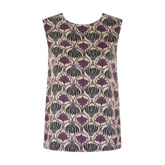 Max Mara Femme, Tops, Violet, Taille: 34 FR Timetop Reversible Top