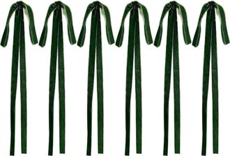 Generico Weihnachtsschleifen - Dekoration aus Samt, festlich, saisonal, elegant f&uuml;r Partys, Weihnachtsdekoration f&uuml;r Garten, Hochzeit, Auto, Haus, B&uuml;ro, Festiv