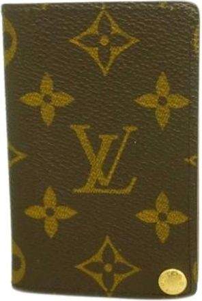 Louis Vuitton unisex, Pre-owned, Brun, Taille: ONE Size Portefeuille en tissu Pre-owned