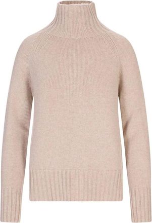 Max Mara Femme, Pulls, Brun, Taille: 38 FR Col roul&eacute;s