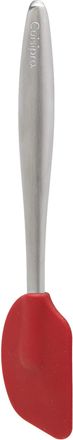 Cuisipro Mini Silikonschaber mit Edelstahlgriff | Rot | Länge: 20 cm | Teigschaber Silikon für die kleinen, feinen Kücheneinsätze | Hitzebeständigkeit bis zu 3