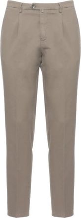 BRIGLIA 1949 Homme, Pantalons, Brun, Taille: XL Pantalon slim &agrave; plis