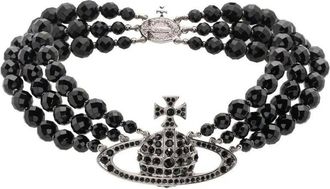 Vivienne Westwood Halsketten - Layered Necklace With Silver-Tone Orb - Gr. unisize - in Mehrfarbig - f&uuml;r Damen