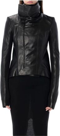 Rick Owens Femme, Vestes, Noir, Taille: 38 FR Naska Biker Jacket