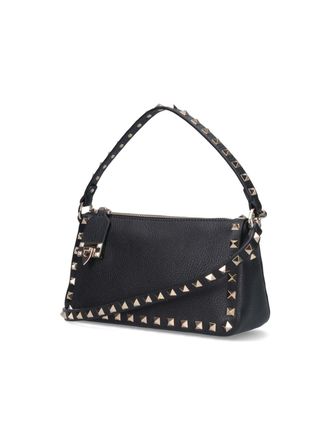 Valentino Garavani Womens Bags Black Leather