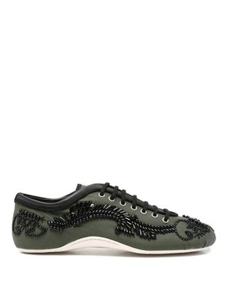 Dries Van Noten Sandalen - Gr&uuml;n