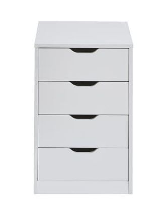 Vertbaudet Caisson de Bureau 4 tiroirs Blanc TU