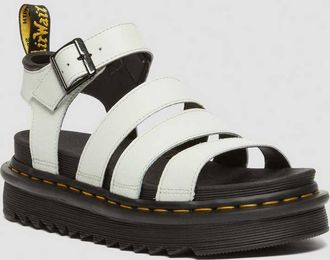 Dr. Martens Blaire Athena Leder Riemensandalen in Gr&uuml;n, Gr&ouml;&szlig;e: 36