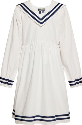 Dreimaster Dreimaster Kleid M&auml;dchen (Kids) weiss