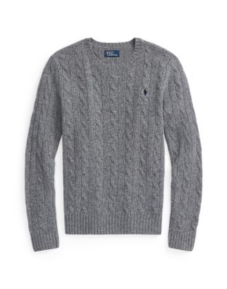 Ralph Lauren CABLE-KNIT WOOL-CASHMERE SWEATER