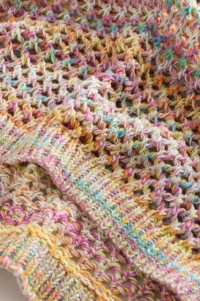 Next Strickpullover Kurzarm-T-Shirt mit Mesh und H&auml;kelei (1-tlg)