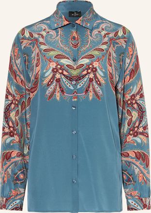 Etro Etro Hemdbluse Aus Seide blau