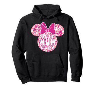 Disney Minnie Mouse Best Mum Ever Muttertag Pullover Hoodie