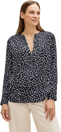 Street One Damen A344279 Satin Bluse, deep Blue, 40