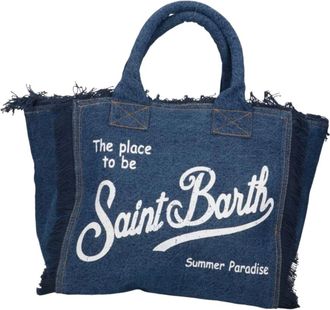 Saint Barth Femme, Sacs, Bleu, Taille: ONE Size Colette Denim Bag