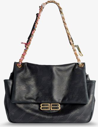 Balenciaga Darling leather shoulder bag with BB logo on the front - BALENCIAGA - gender_Woman