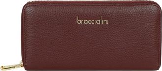 Braccialini Femme, Accessoires, Rouge, Taille: ONE Size Portefeuille zippé