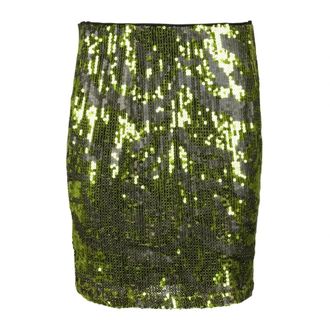 Gestuz Elegantes Schwarzes Kleid 100% Polyester - - Skirts - Damen - Gr&uuml;n - XS