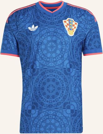 adidas Kroatien 26 Authentic Ausw&auml;rtstrikot blau