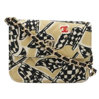 Chanel Pre-owned Mini Matelasse Schultertasche - - Pre-owned - Damen - Beige - ONE SIZE